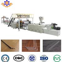 China 150g/H WPC PVC Vinyl Floor Production Line Spc Flooring Line Tile Making Machine for sale