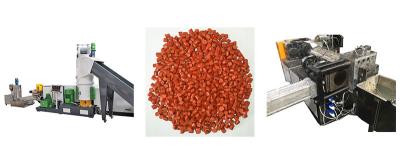 China HDPE LDPE Double Stage  Plastic Granules Machine Flakes Film PP PE Plastic Pelletizing Machine for sale