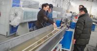 China 50 To 100Kg/H PVC Edge Banding Machine PVC 3mm Plastic Board Extrusion Line for sale