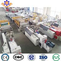 China 1000kg/Hr Plastic PVC WPC Glazed Roof Corrugated Roof Sheet Making Machine Line for sale