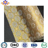 China Plastic PVC Tablecloth Fully Automatic Designer Lace Making Machine Production Line ISO9001 for sale