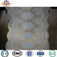 China PVC Gilding Tablecloth Lace Making Machine Production Line for sale