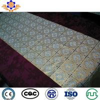 China Plastic PVC Tablecloth Fully Automatic Designer Lace Making Machine Production Line ISO9001 for sale