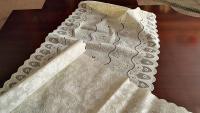 China PVC Gilding Tablecloth Lace Making Machine Production Line for sale