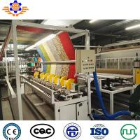 China Non Woven Textiles Carpet Backing Machine PVC TPR TPE Double Screw Backing Coating for sale