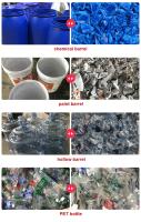 China 22KW Plastic Crusher Auxiliary Machine 500kg/H Plastic Crushing Machine for sale
