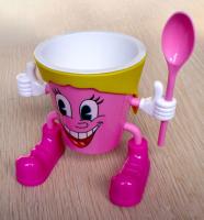 China CE SGS Plastic Ice Cream Bowls  food grade PS PP Non toxic PVC for sale
