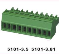 China 5001 PA66 Brase Plug Terminal Block Connector IP65 for sale