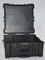 China Plastic Hard Instruments Case With Handles And Wheels for sale