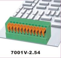 China PA66 Brase Clamping Terminal Block Connector 7001V for sale