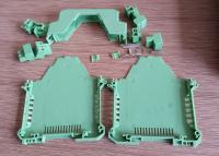 China 4 Poles OEM ODM PLC Housing 22.5mm Light Grey UL94V-0 for sale