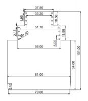 China 4 Poles OEM ODM PLC Housing 22.5mm Light Grey UL94V-0 for sale