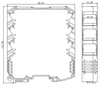 China IP65 Protection Level Fiber Optic PLC Splitter - Rectangular Shape for sale