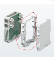 China PA66 UL94V-0 PLC Housing For PCB With Terminal Blocks for sale