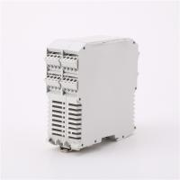 China 4 Poles OEM ODM PLC Housing 22.5mm Light Grey UL94V-0 for sale