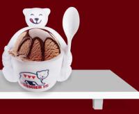 China Personalized SGS PP Plastic Ice Cream Bowls Anti Corrosion for sale