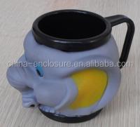 China 5 Inch Non Slip Plastic Ice Cream Bowls Round Shape for sale