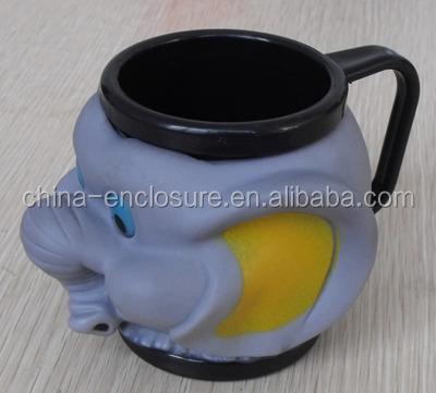China 5 Inch Non Slip Plastic Ice Cream Bowls Round Shape for sale