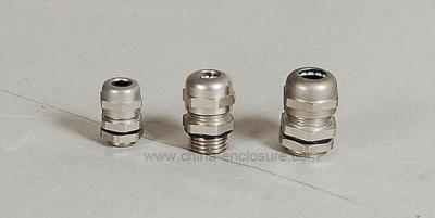 China Indoor Cable Gland with Brass Locknut and NBR Sealing Washer for sale