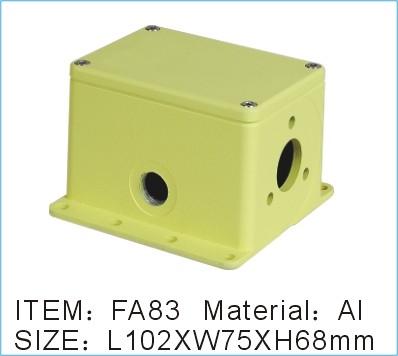 China Polishing Sealed Diecast Aluminum Enclosure For Electronic Equipment for sale
