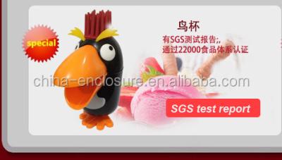China Various Countries Plastic Ice Cream Bowls Lightweight Biodegradable for sale