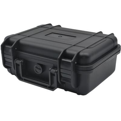 China Waterproof Shockproof Watch Box With Transparent Lid Black Color And 12 Compartments for sale