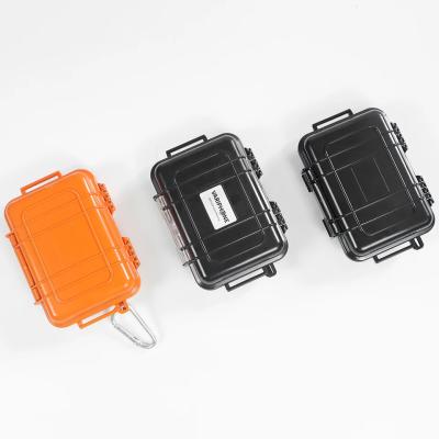 China XYZ Lightweight Plastic Gun Case With Key Lock 2 Compartments Foam Interior Lining for sale