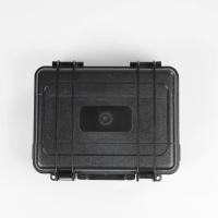 China Black Plastic Gun Case With Dual Compartments And Layers Carry Handle 2 Keys - 2.5 Lbs for sale