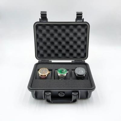 China Luxurious Soft Velvet Lining Electrical Enclosure Box Waterproof Alloy Case Watch Holds 12 Watches for sale
