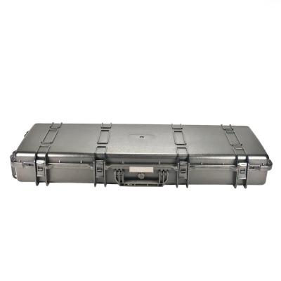 China XYZ Heavy Duty Key Lock Gun Case With Dual Compartments And Foam Interior for sale