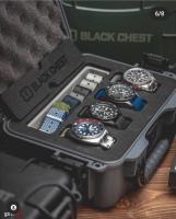 China Black Digital Sports Wrist Watch Case With 12 Watches Capacity for sale