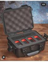 China Black Digital Sports Wrist Watch Case With 12 Watches Capacity for sale