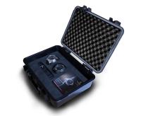China Black Plastic Gun Case With 1 Handle And Foam Interior Lining for sale