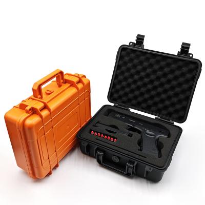 China 2 Compartments Plastic Gun Case With 2 Keys And Key Lock for sale