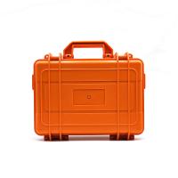 China 11.5 X 8.5 X 4.5 Inches Plastic Gun Case With 2 Compartments And Key Lock for sale