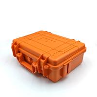 China 11.5 X 8.5 X 4.5 Inches Plastic Gun Case With 2 Compartments And Key Lock for sale