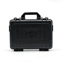 China 11.5 X 8.5 X 4.5 Inches Plastic Gun Case With 2 Compartments And Key Lock for sale