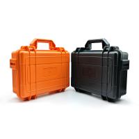 China 11.5 X 8.5 X 4.5 Inches Plastic Gun Case With 2 Compartments And Key Lock for sale