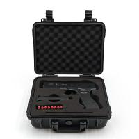 China 2 Compartments 2 Keys Plastic Gun Case 11.5 X 8.5 X 4.5 Inches for sale