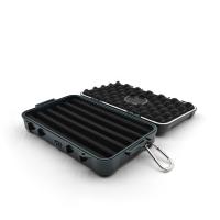 China Black / Custom Plastic Cigar Case with Rectangular Shape No Insulation for sale