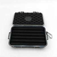 China Black / Custom Plastic Cigar Case with Rectangular Shape No Insulation for sale