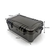 China Medium Plastic Cigar Case High Durability And Rectangular Design for sale