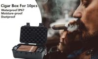 China 10 Cigars Capacity Custom Cigarette Case With High Durability for sale