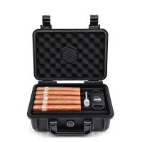 China Customizable Plastic Cigar Case High Durability And Black Color Choice for sale