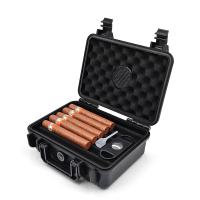 China Customizable Plastic Cigar Case High Durability And Black Color Choice for sale