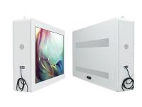 China 55in Outdoor Digital Signage Displays 2500 Brightness Standing Kiosk for sale