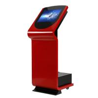 China Red 19In Post Office Kiosk 360 Nits Interactive Information Kiosk for sale