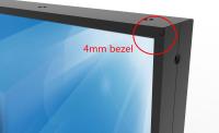 China 4mm Bezel 43 Inch Digital Signage Wall Mounted For Restaurant Or Bars for sale