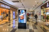 China 500nits Floor Standing Touch Screen Kiosk 55 Inch Digital Signage Display for sale