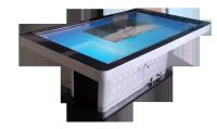 China 86In Interactive Multi Touch Table Shopping Centre Standing Kiosk for sale
